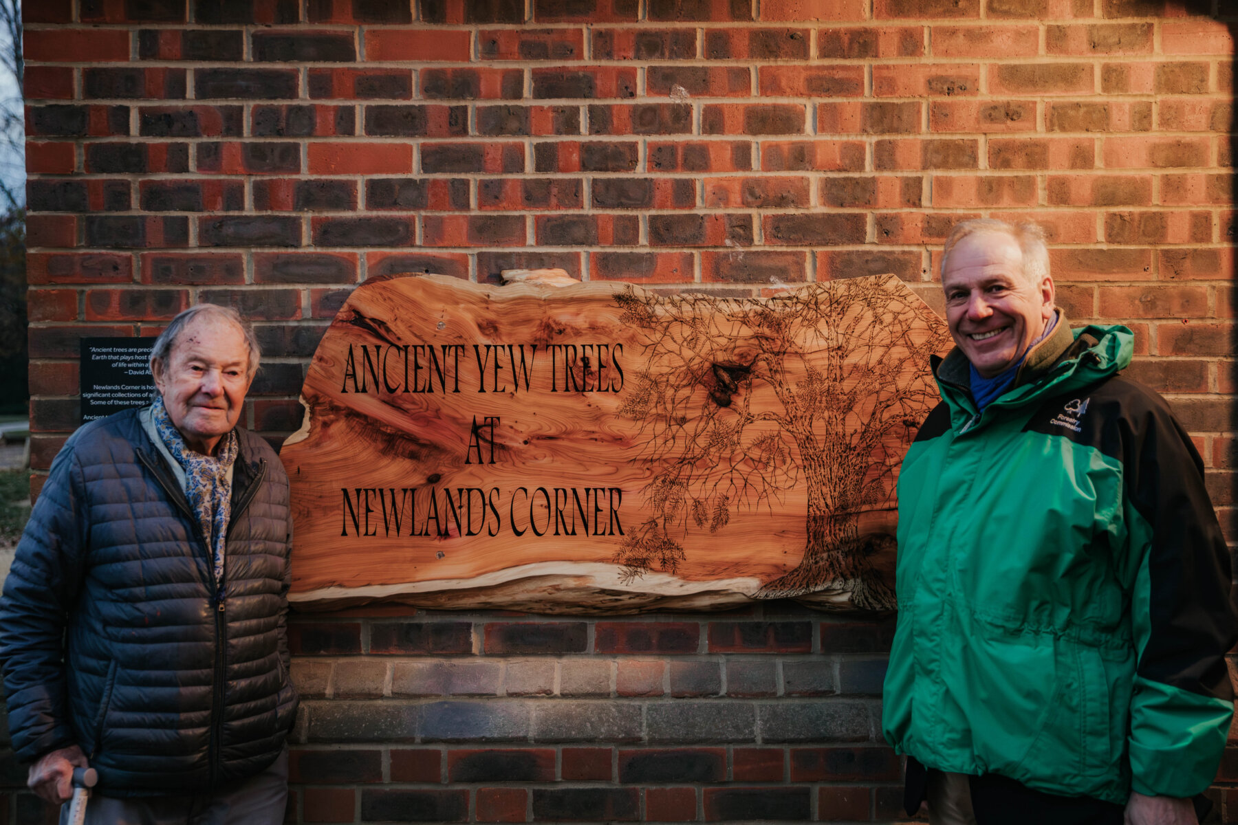 Celebrating National Tree Week with Sir William Worsley and Ted Green ...